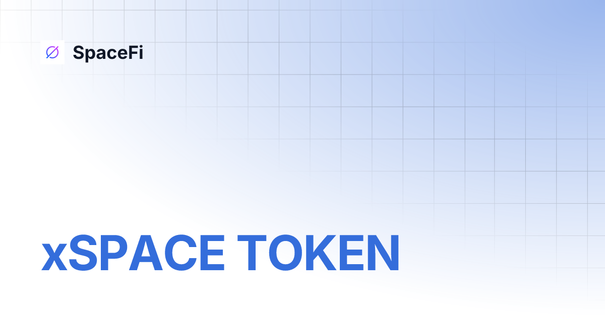 xSPACE TOKEN | SpaceFi